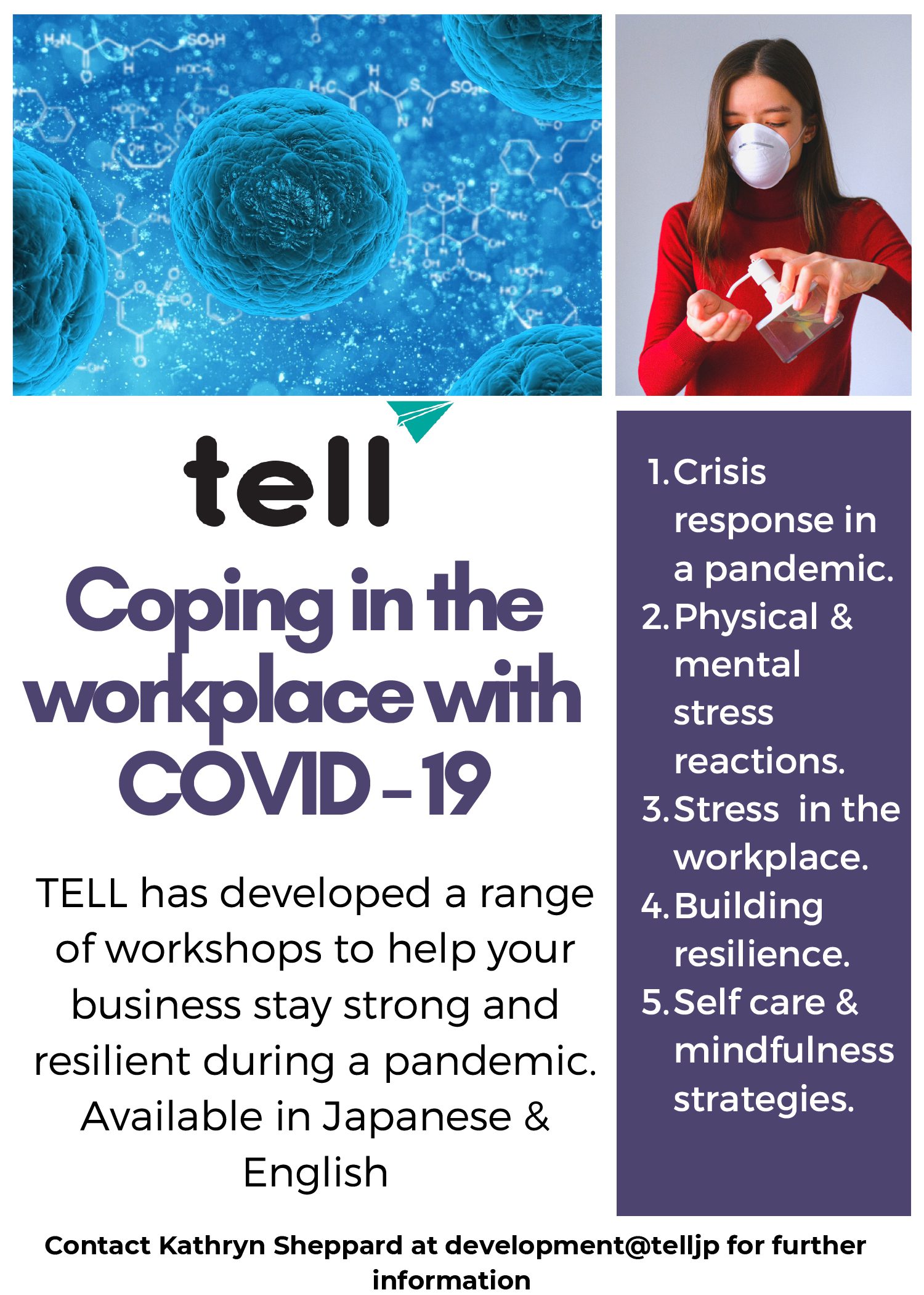 Coping in the workplace with Covid-19 - TELL Japan