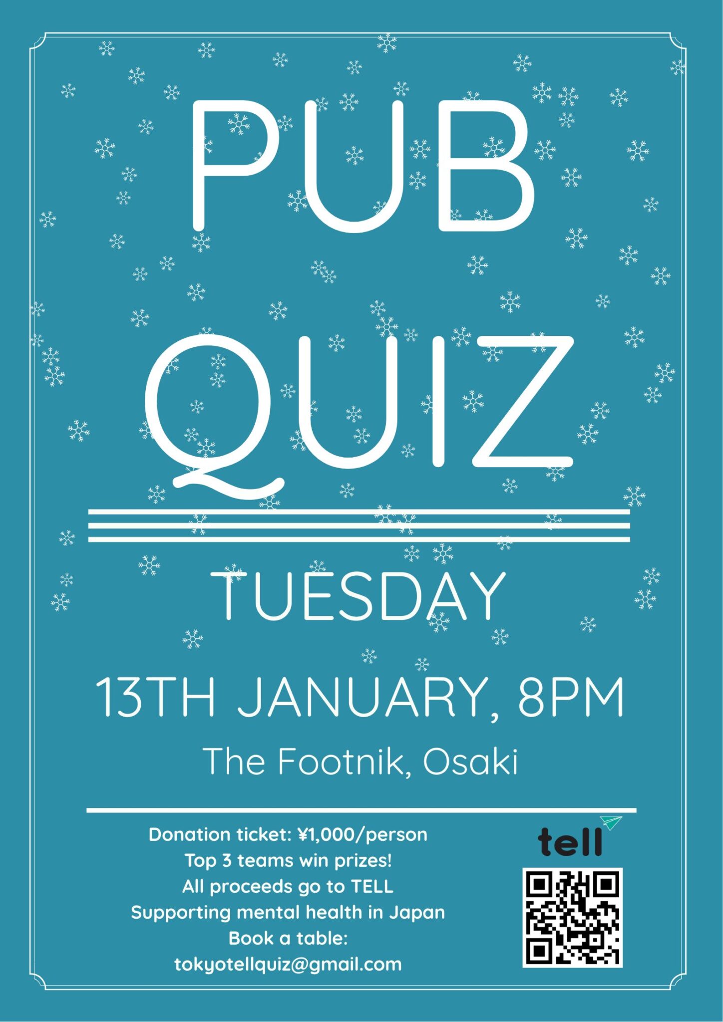 TELL Pub Quiz in Tokyo - TELL Japan